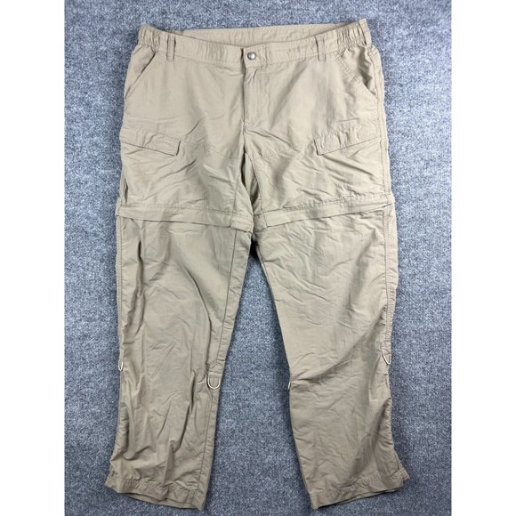 Athleta | Pants | Athleta Convertible Zip Off Pants Mens Xl Tan 0 Nylon ...